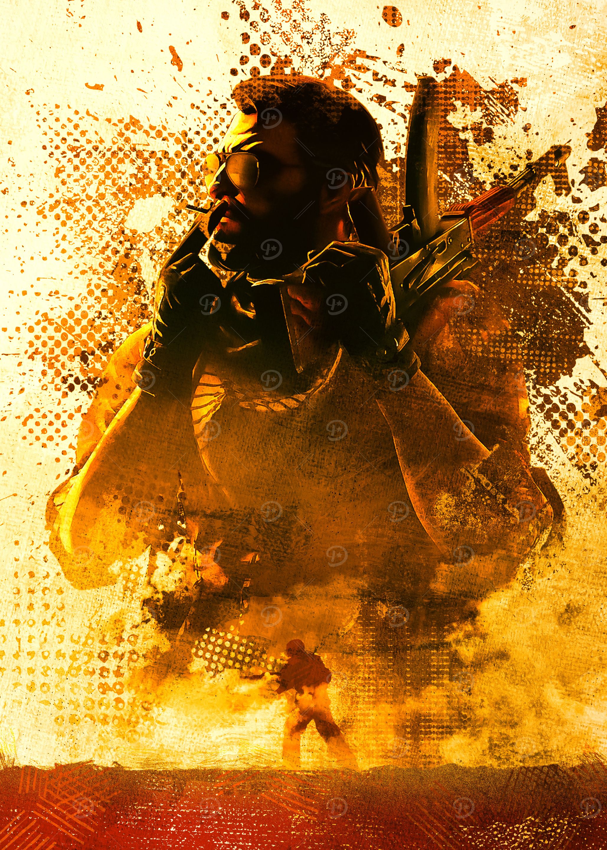 'Counter-Strike Terrorist' Poster, picture, metal print, paint by ...