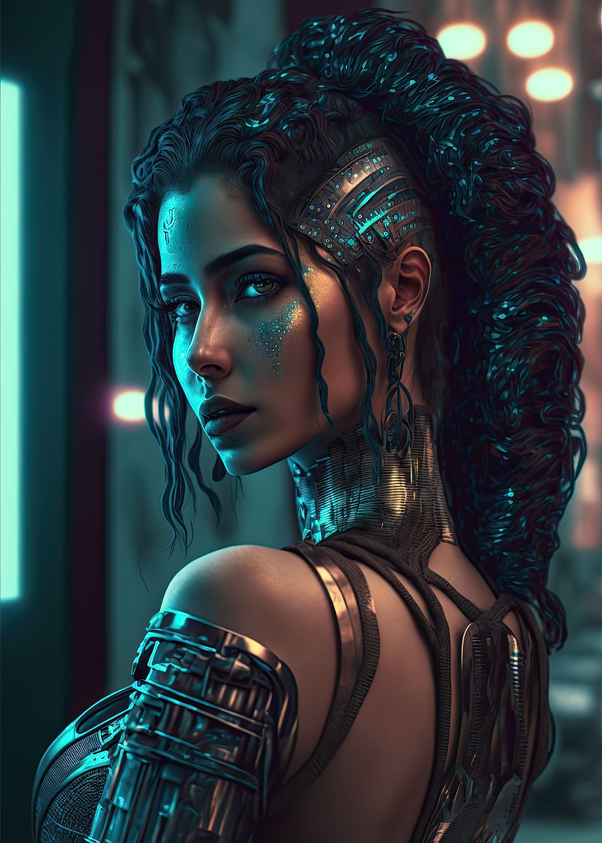'Cyberpunk Calypso' Poster, picture, metal print, paint by Sunrise Game ...