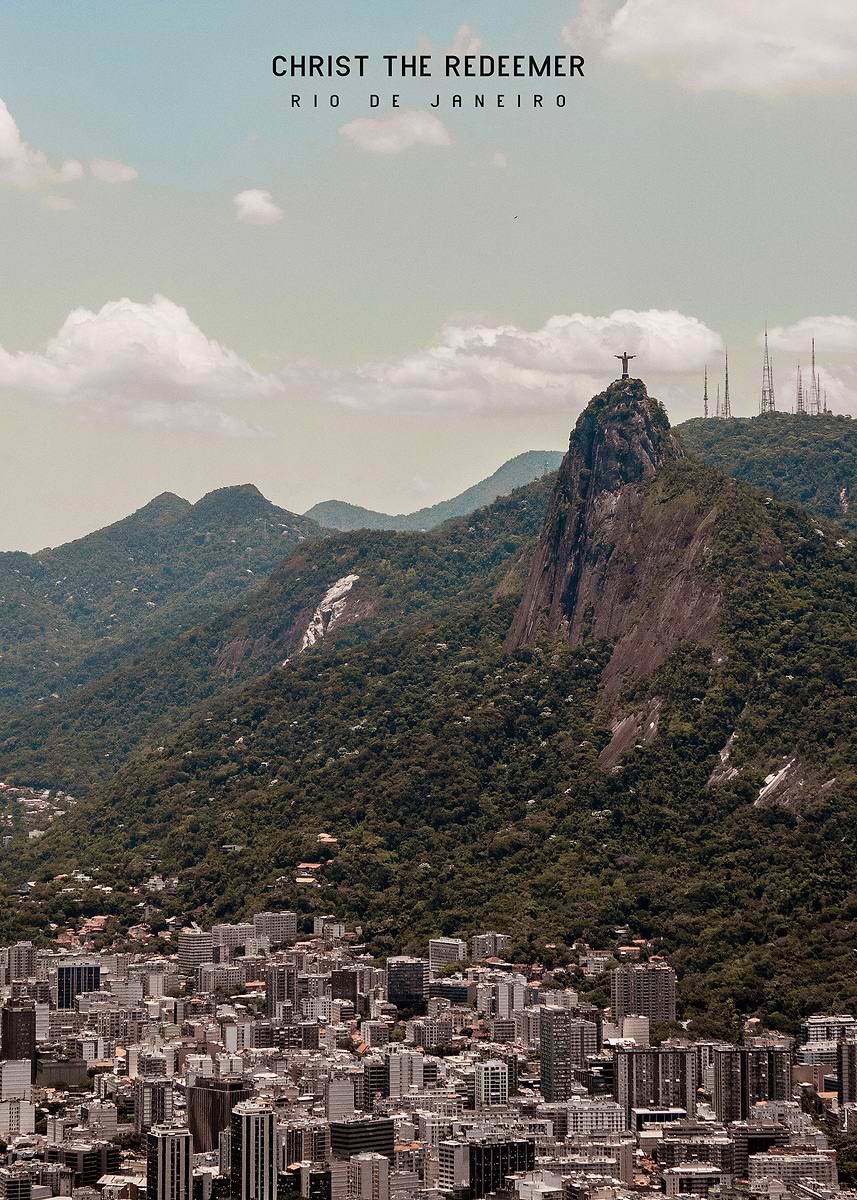 'Christ the Redeemer ' Poster, picture, metal print, paint by Travel ...