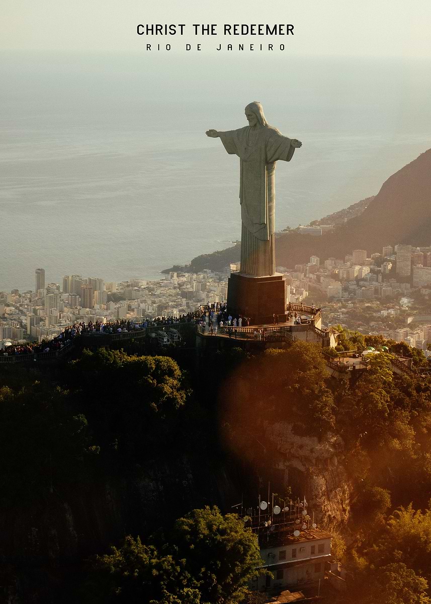 'Christ the Redeemer ' Poster, picture, metal print, paint by Travel ...