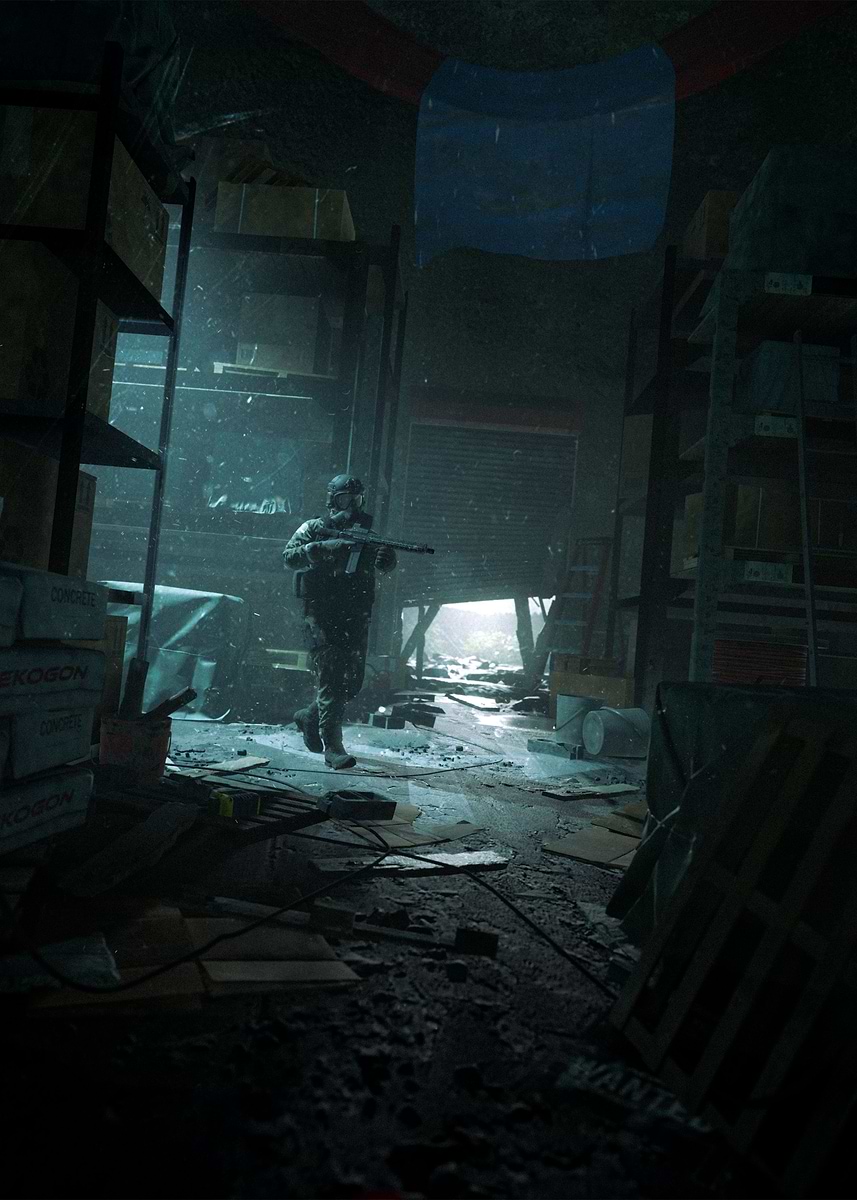 'Looting' Poster, picture, metal print, paint by Saint Oasis | Displate