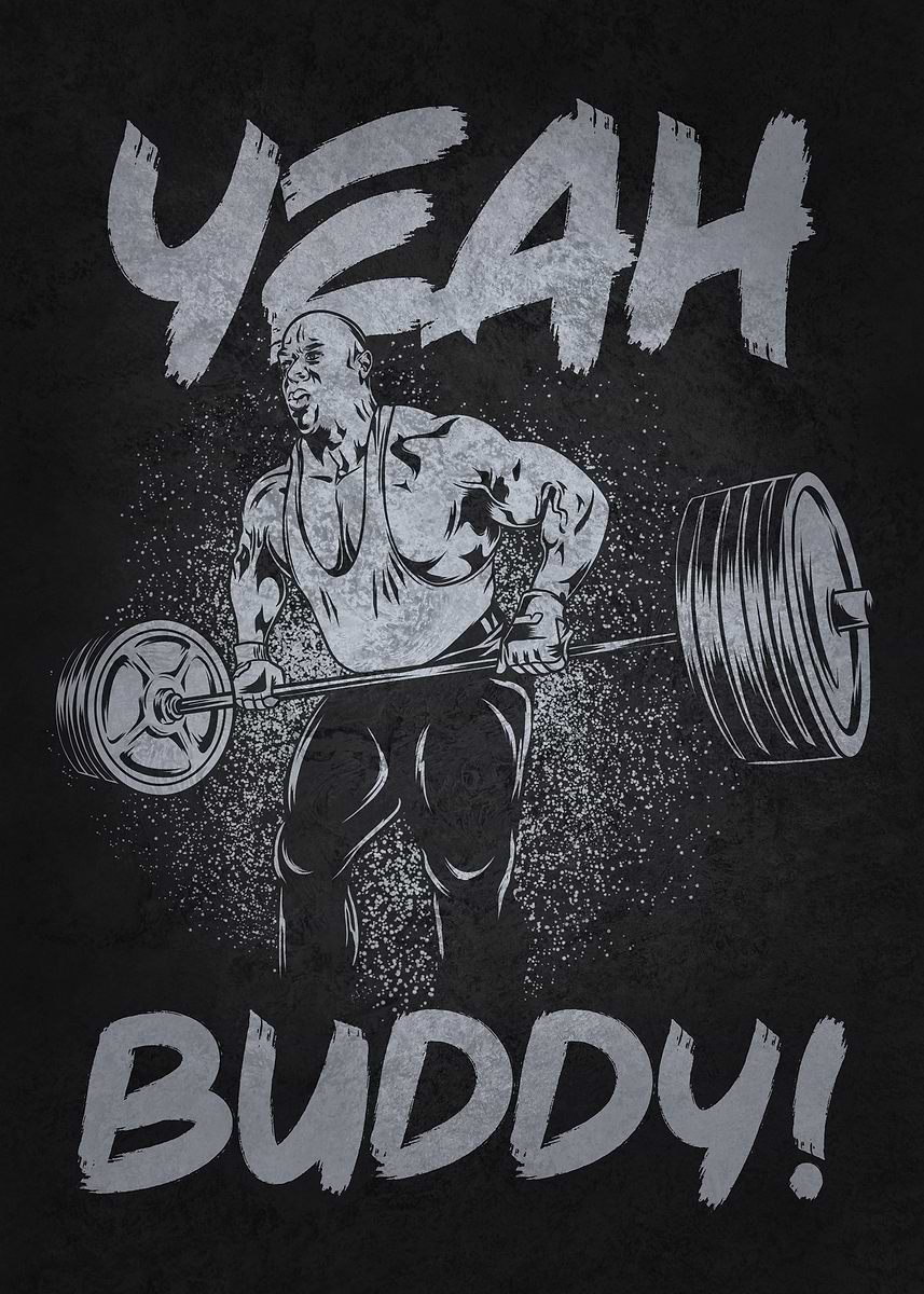 'Yeah Buddy Ronnie Row' Poster, picture, metal print, paint by Susumu ...