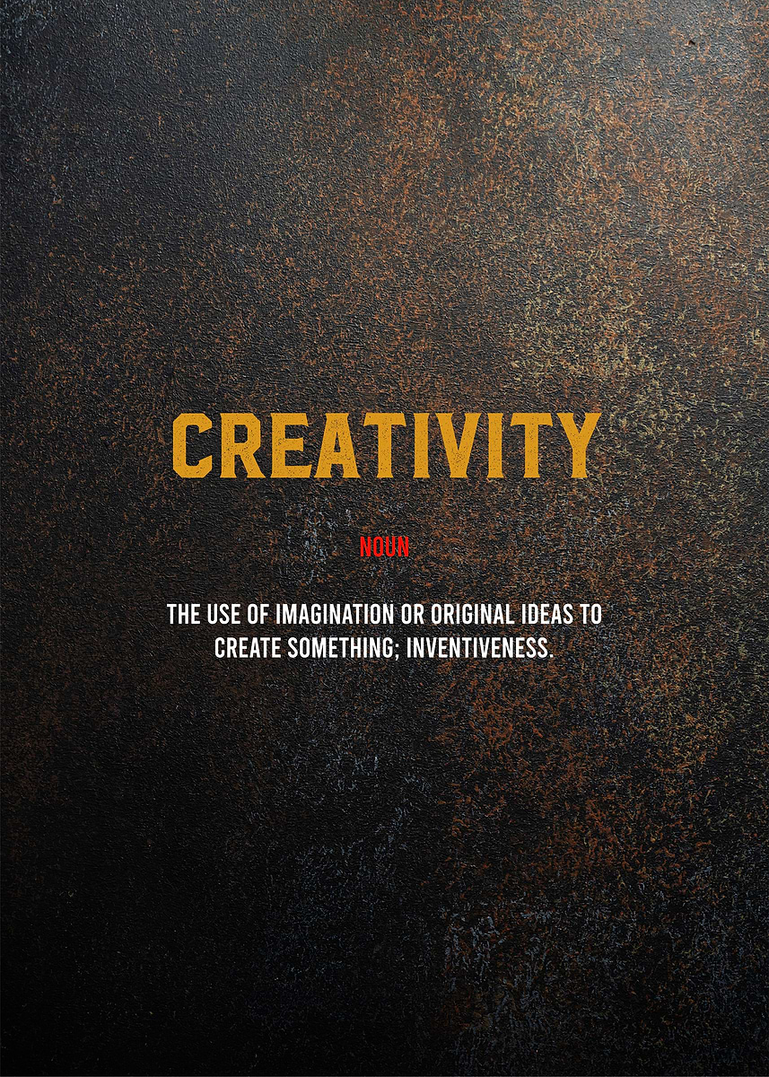 'creativity' Poster, picture, metal print, paint by Greatest of All ...