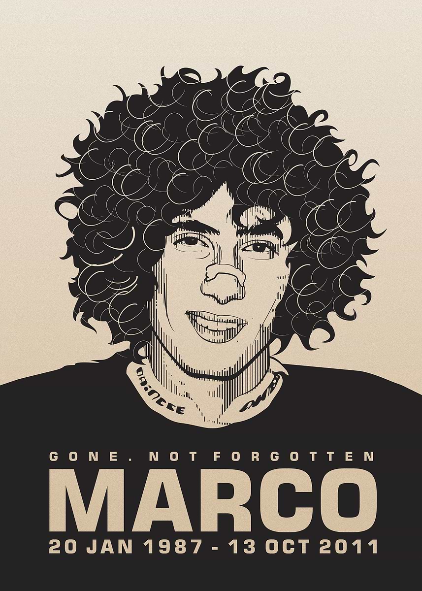 'MARCO SIMONCELLI' Poster, picture, metal print, paint by Flux Lab | Displate