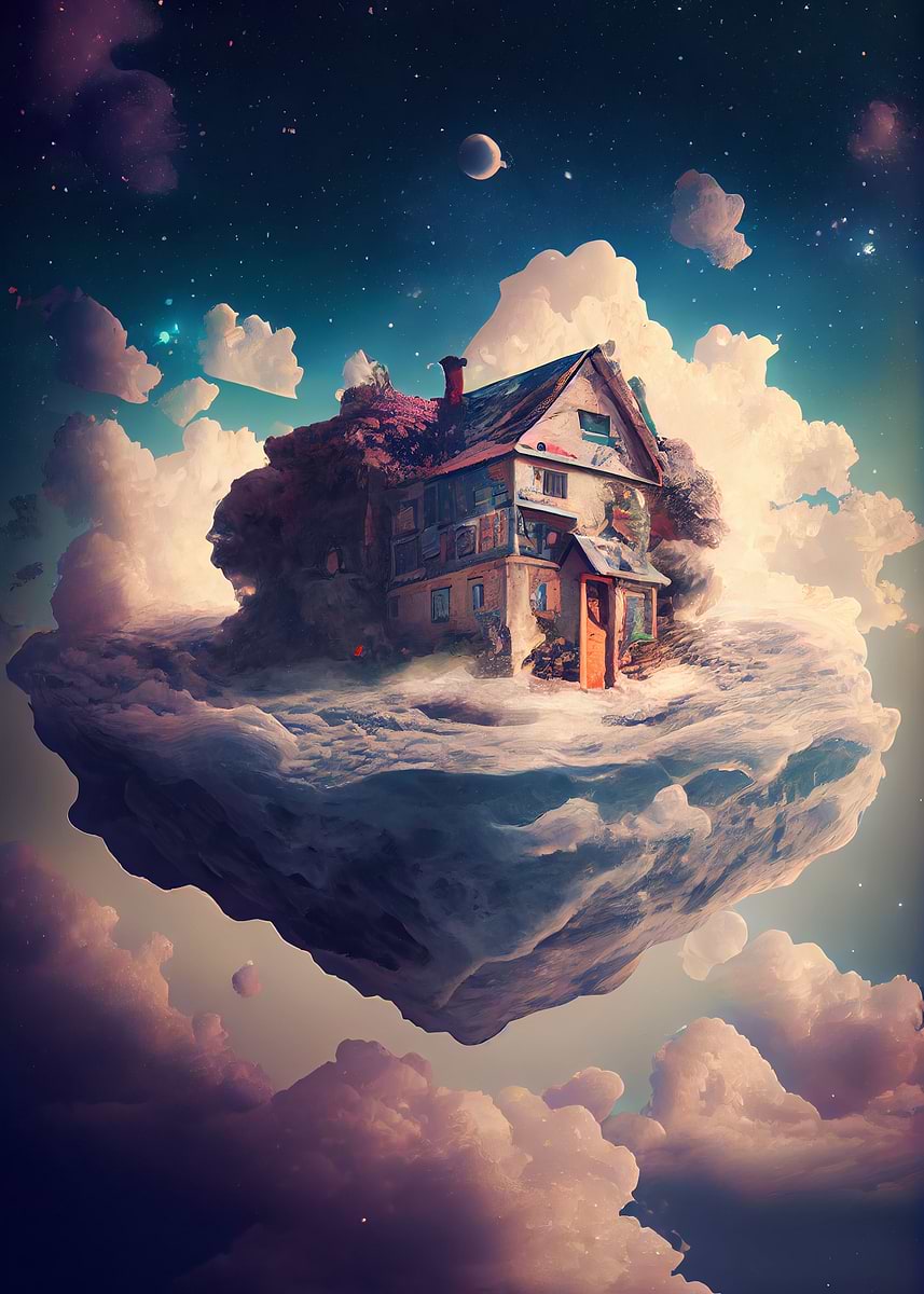 'Skybound' Poster, picture, metal print, paint by Polymath Prints ...