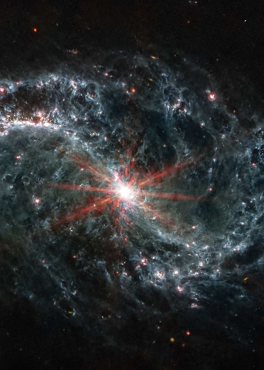 'NGC 7496' Poster, picture, metal print, paint by Galaxy Images | Displate