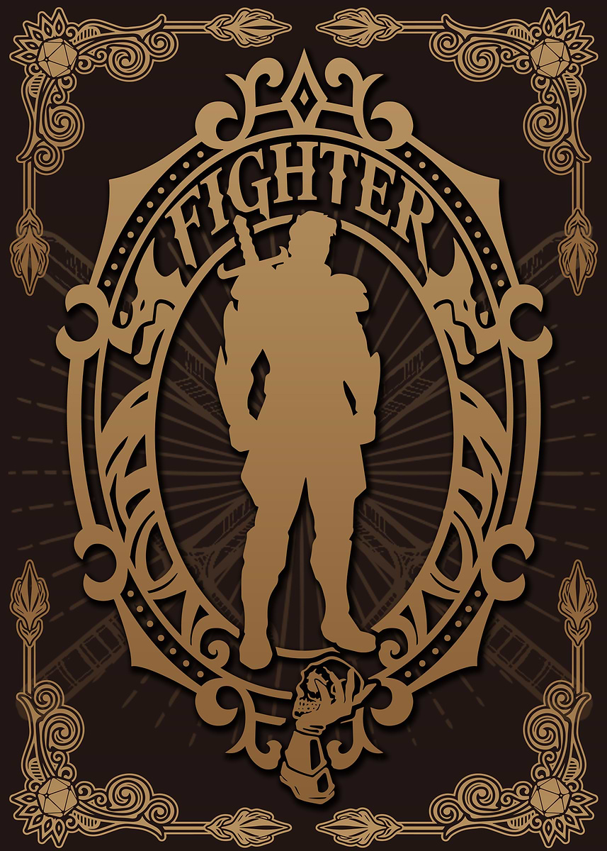 'Fighter' Poster, picture, metal print, paint by LouteCrea | Displate