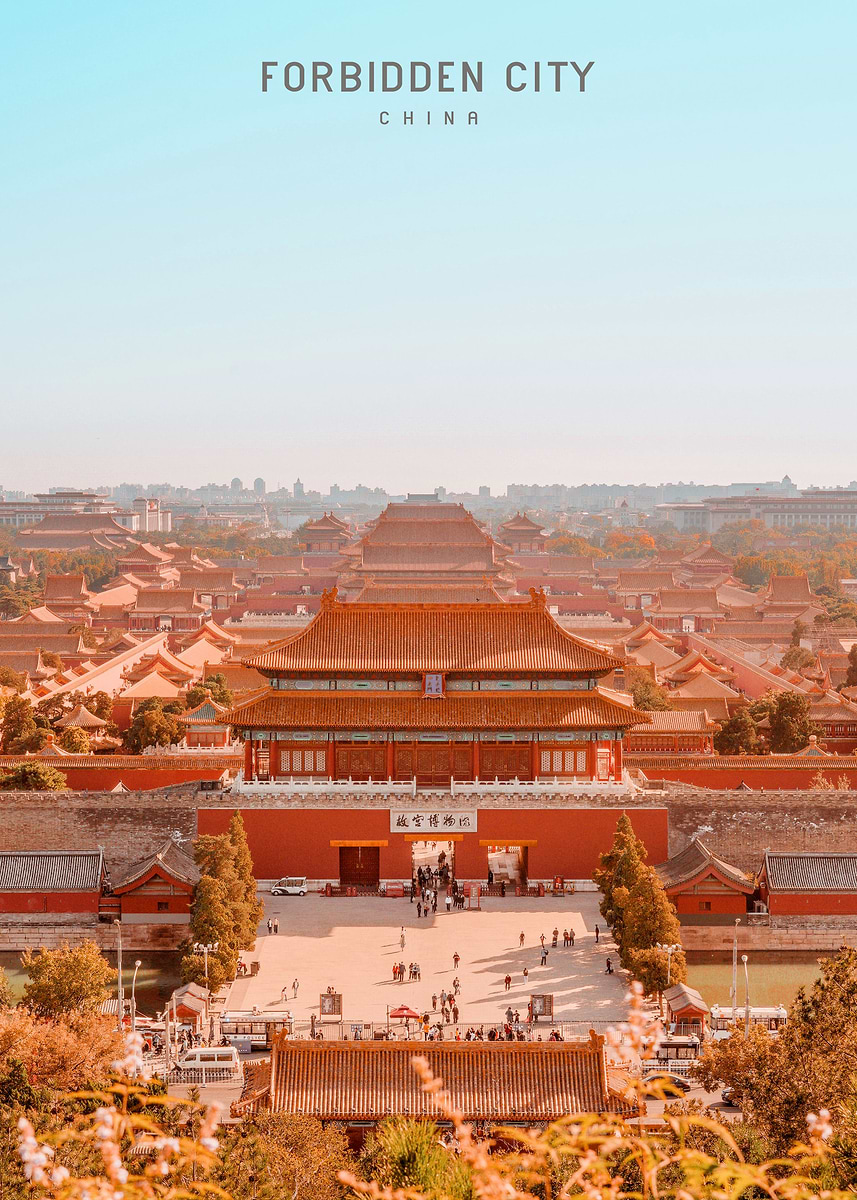 'Forbidden City ' Poster, picture, metal print, paint by Explore ...