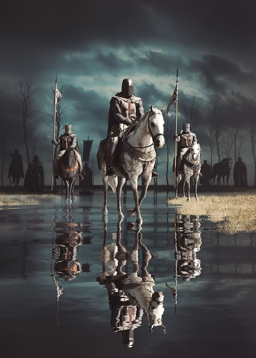 'Chivalry' Poster, picture, metal print, paint by Srabon Arafat | Displate