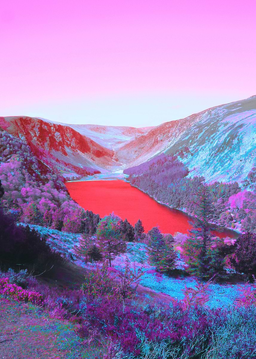 'Hypercolor' Poster, picture, metal print, paint by Braxxaz | Displate