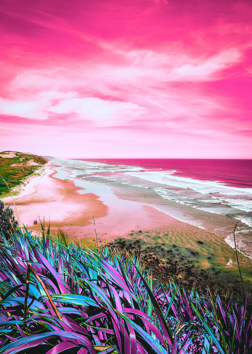 'Mars Sea' Poster, picture, metal print, paint by Braxxaz | Displate