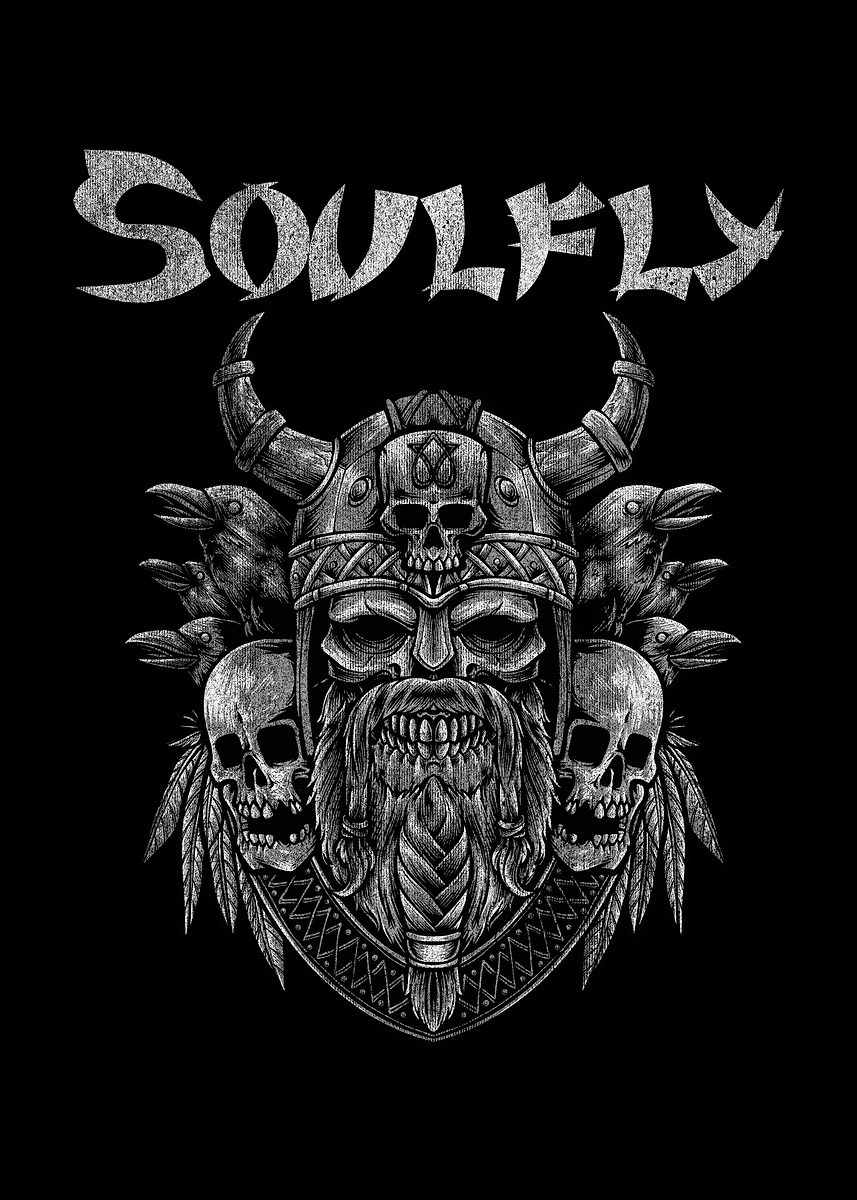 'Soulfly thrash' Poster, picture, metal print, paint by mitra wahyudi ...