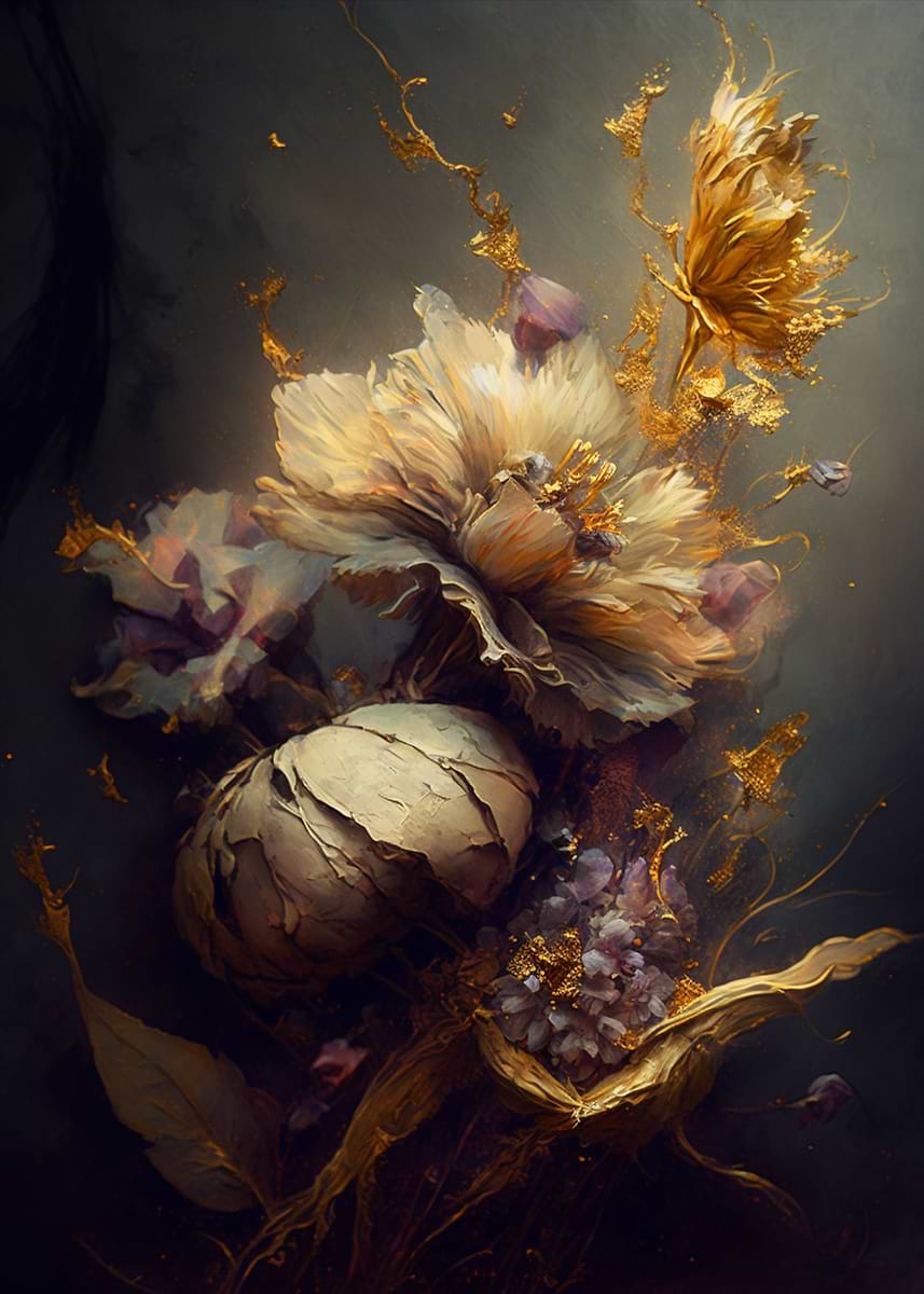 'Blossoming Life' Poster, picture, metal print, paint by HEMERSON ...