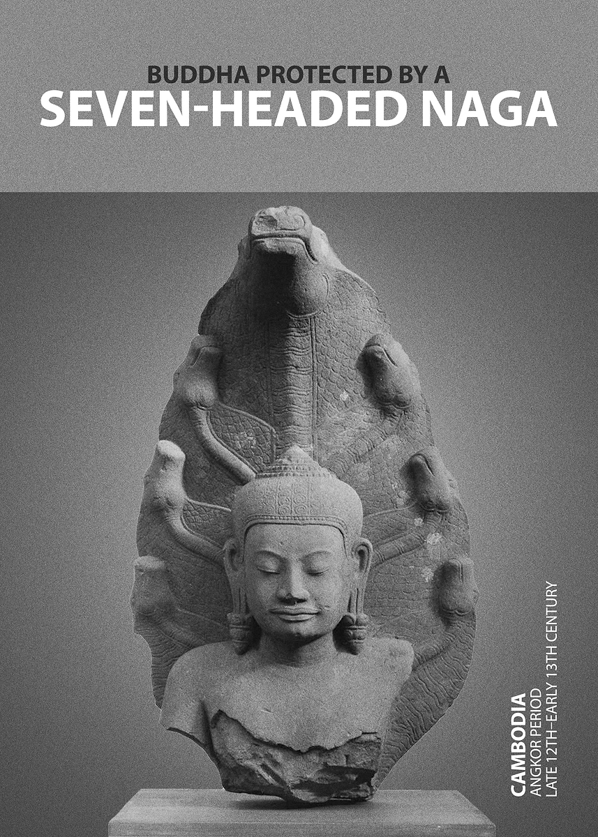 'Seven headed Naga' Poster, picture, metal print, paint by Madooza ...
