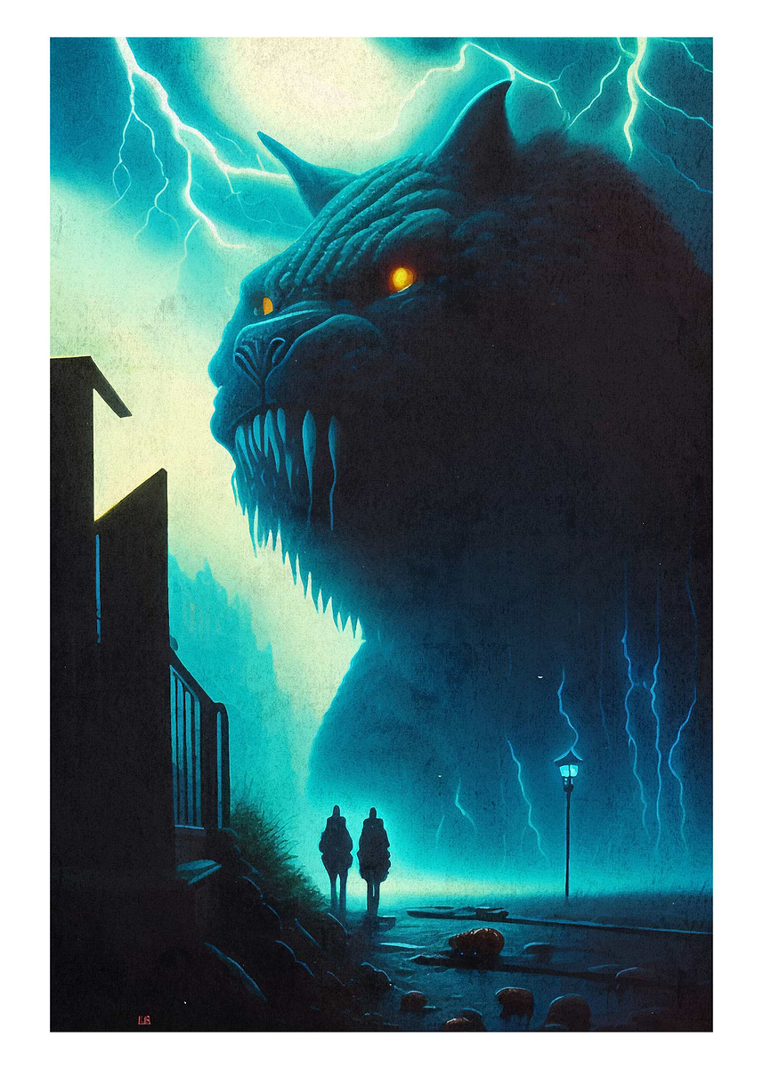 'monster' Poster, picture, metal print, paint by nur dedek | Displate