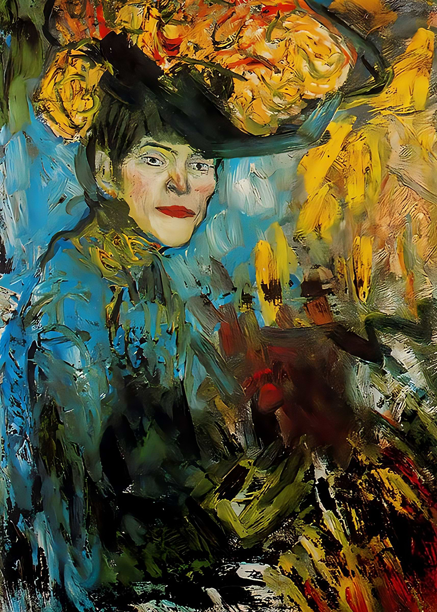 'women in the loge 1901' Poster, picture, metal print, paint by Sloka ...