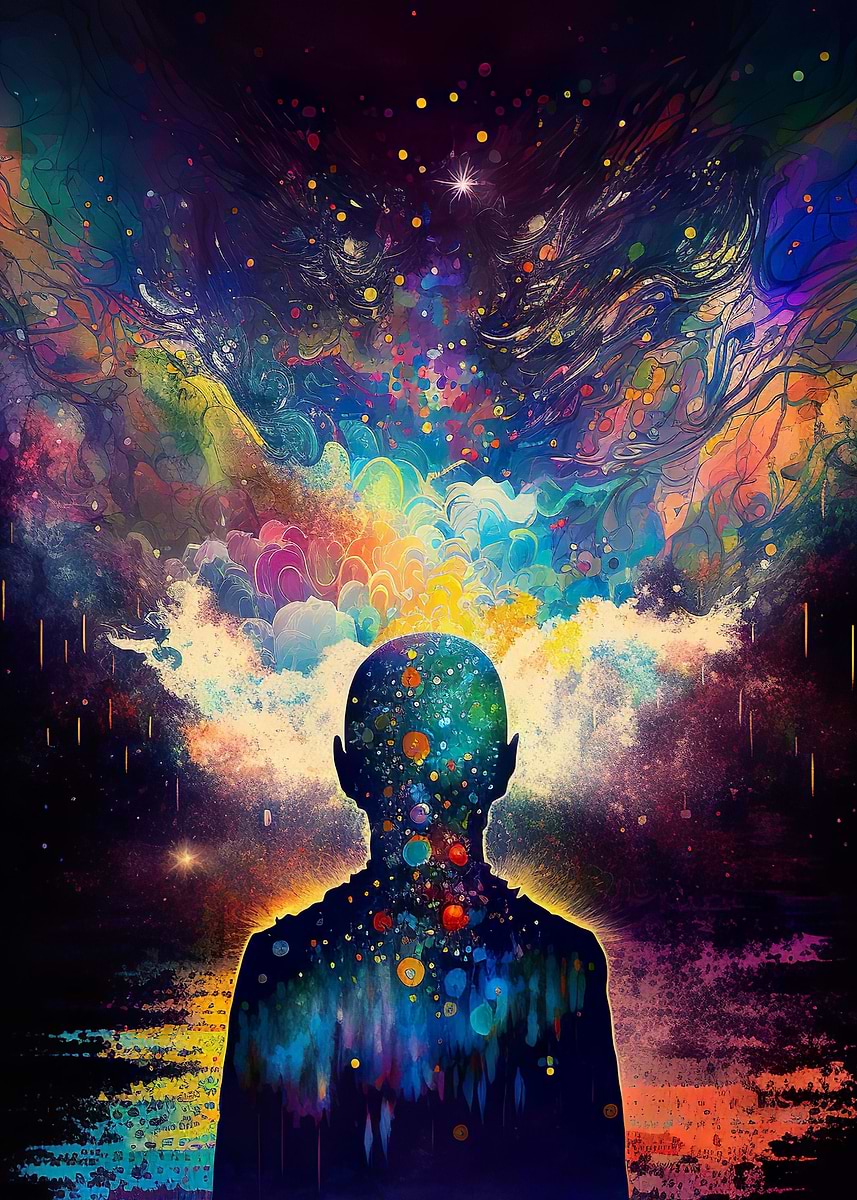 'Neon Nightscape' Poster, picture, metal print, paint by TESSERACT ART ...