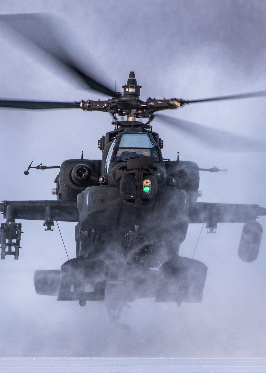 'AH64 Apache' Poster, picture, metal print, paint by Conceptual ...