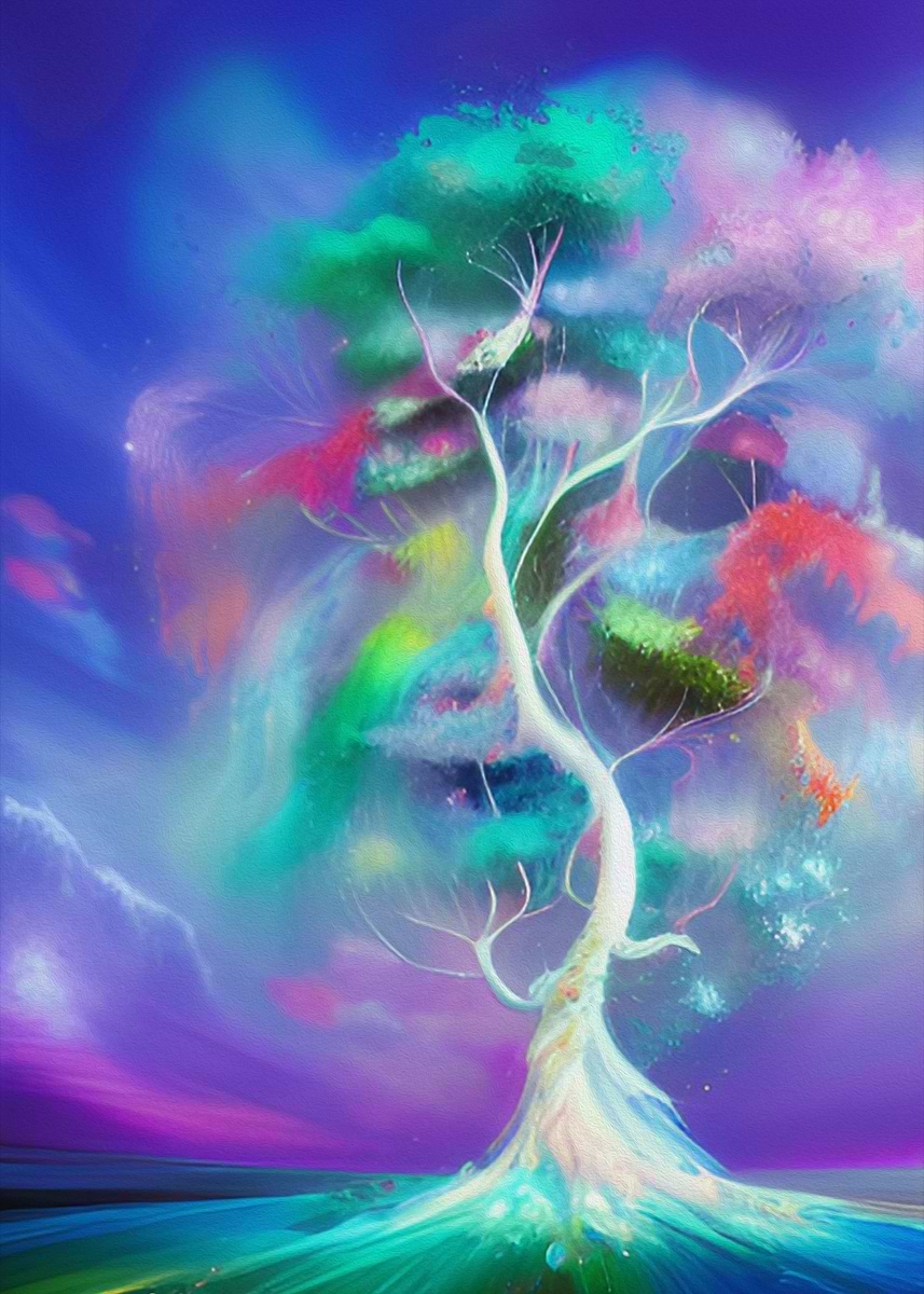 'The Tree of Purity' Poster, picture, metal print, paint by MONLart ...