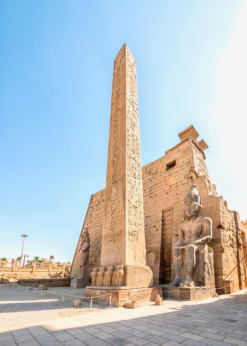 'Luxor Temple' Poster, picture, metal print, paint by Mango Art | Displate