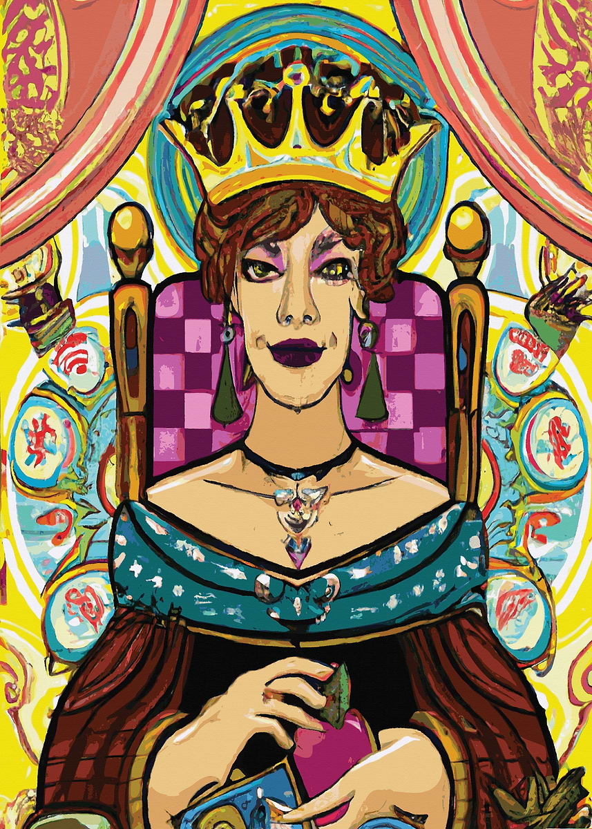 'The Empress' Poster, picture, metal print, paint by Marek Czelejewski ...