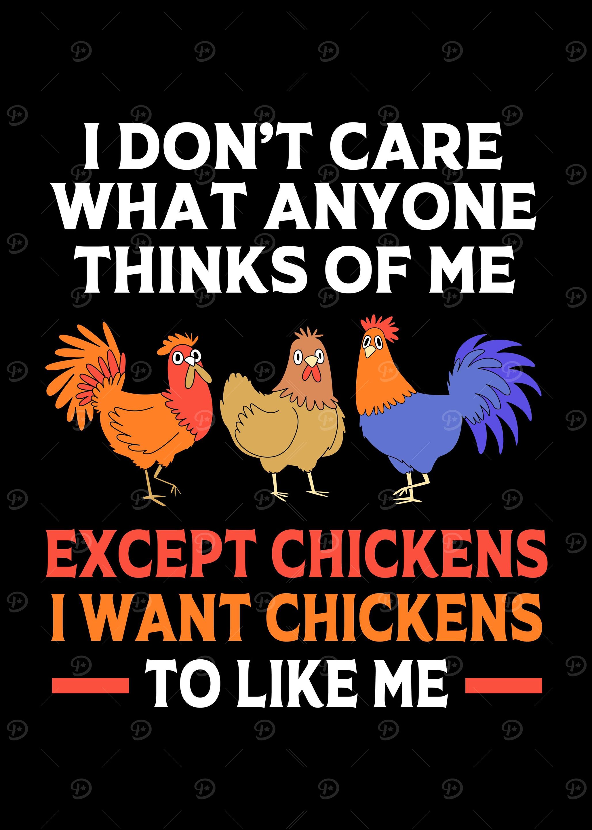 'Chicken Funny' Poster, picture, metal print, paint by FunnyGifts ...