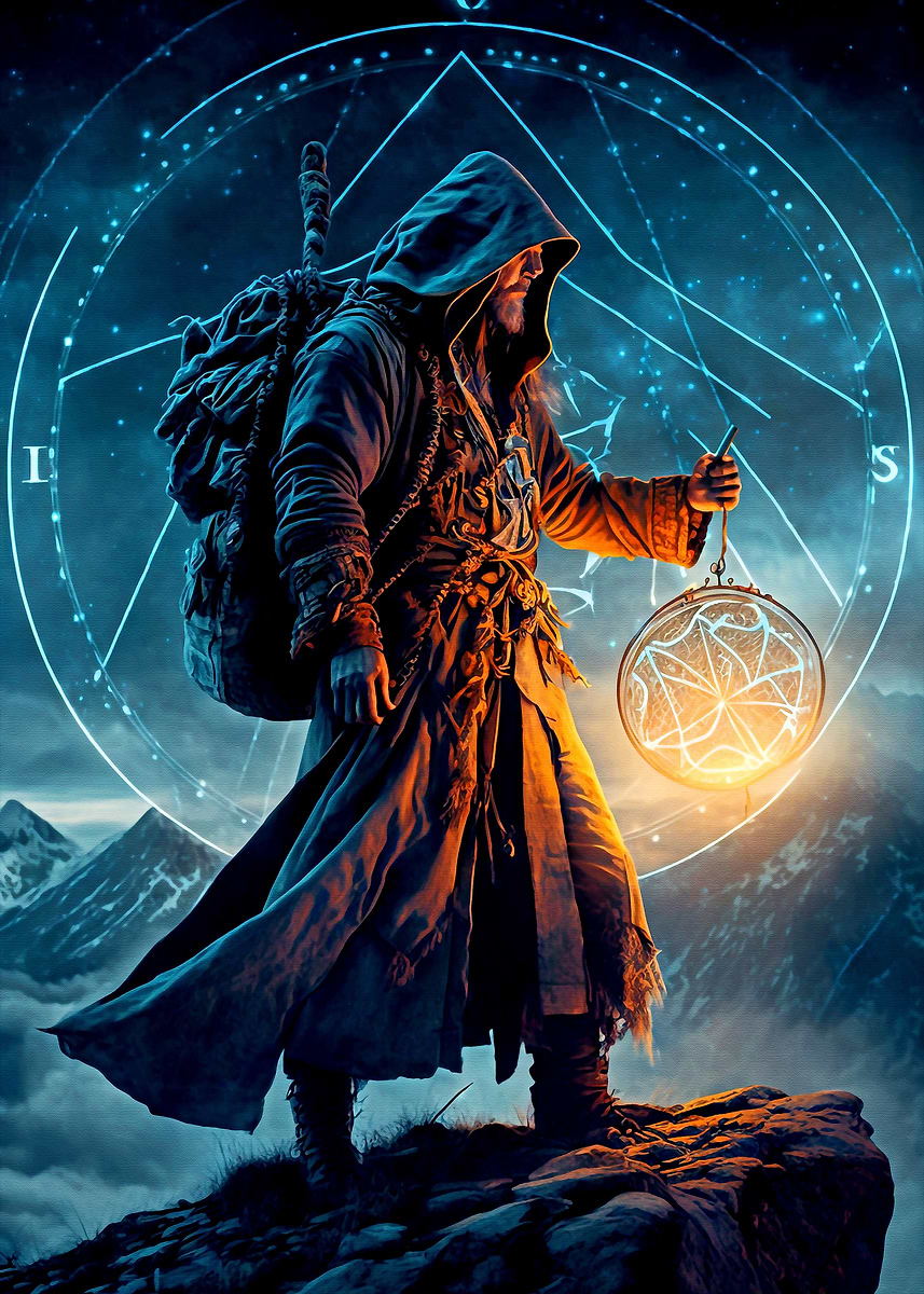 'Fantasy Wizard' Poster, picture, metal print, paint by khac vinh ...