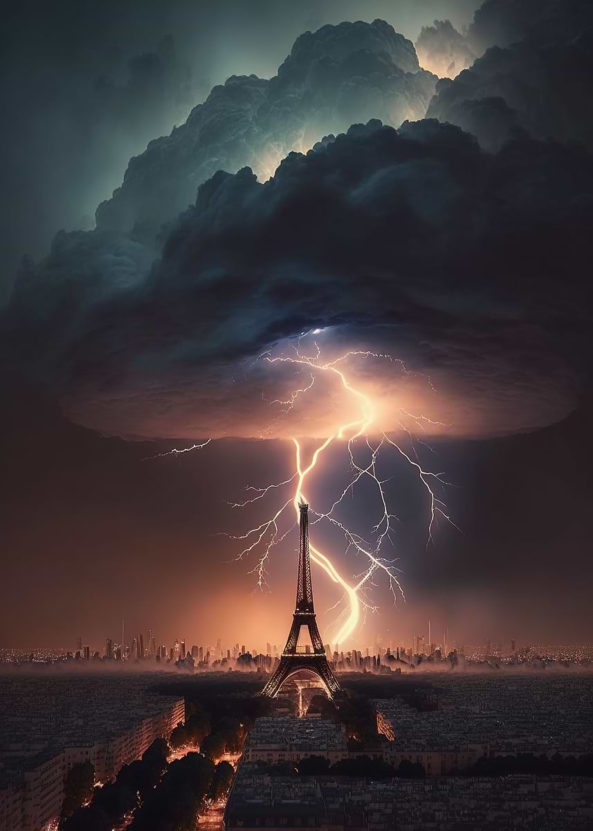 'Have you seen this storm' Poster, picture, metal print, paint by ...