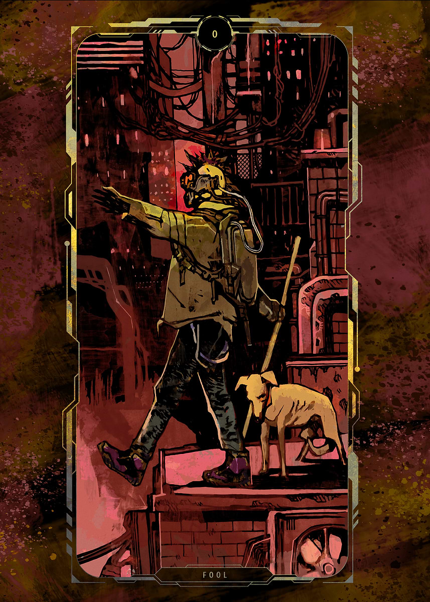 'Fool' Poster, picture, metal print, paint by Cyberpunk 2077 | Displate
