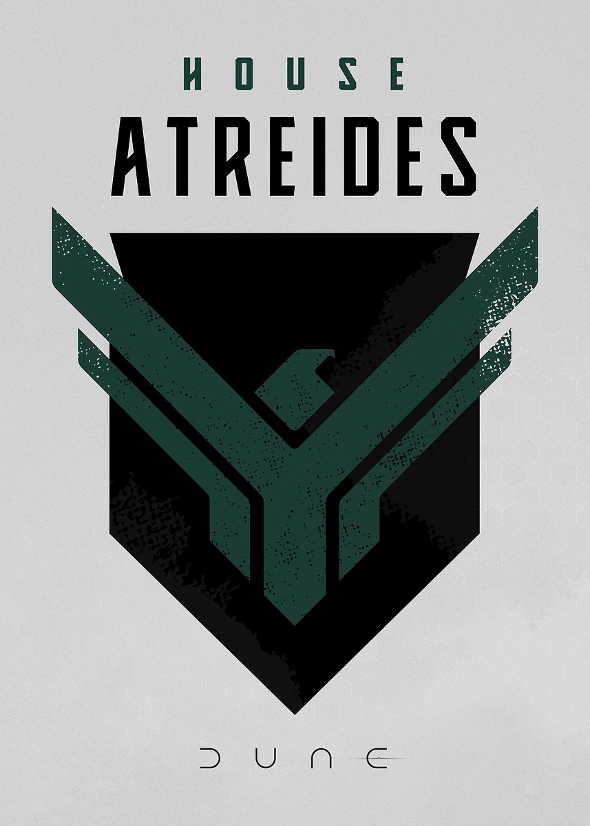 'House Atreides Emblem' Poster, picture, metal print, paint by Dune ...