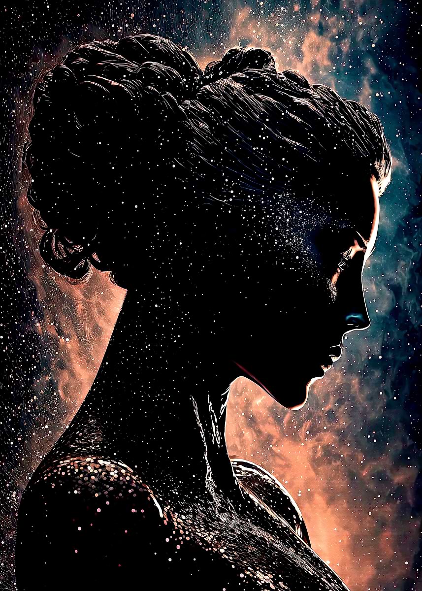 'Fantasy Face' Poster, picture, metal print, paint by culinal dual ...