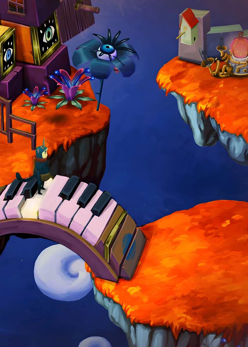 'Figment 2' Poster, picture, metal print, paint by lia blazienqi | Displate