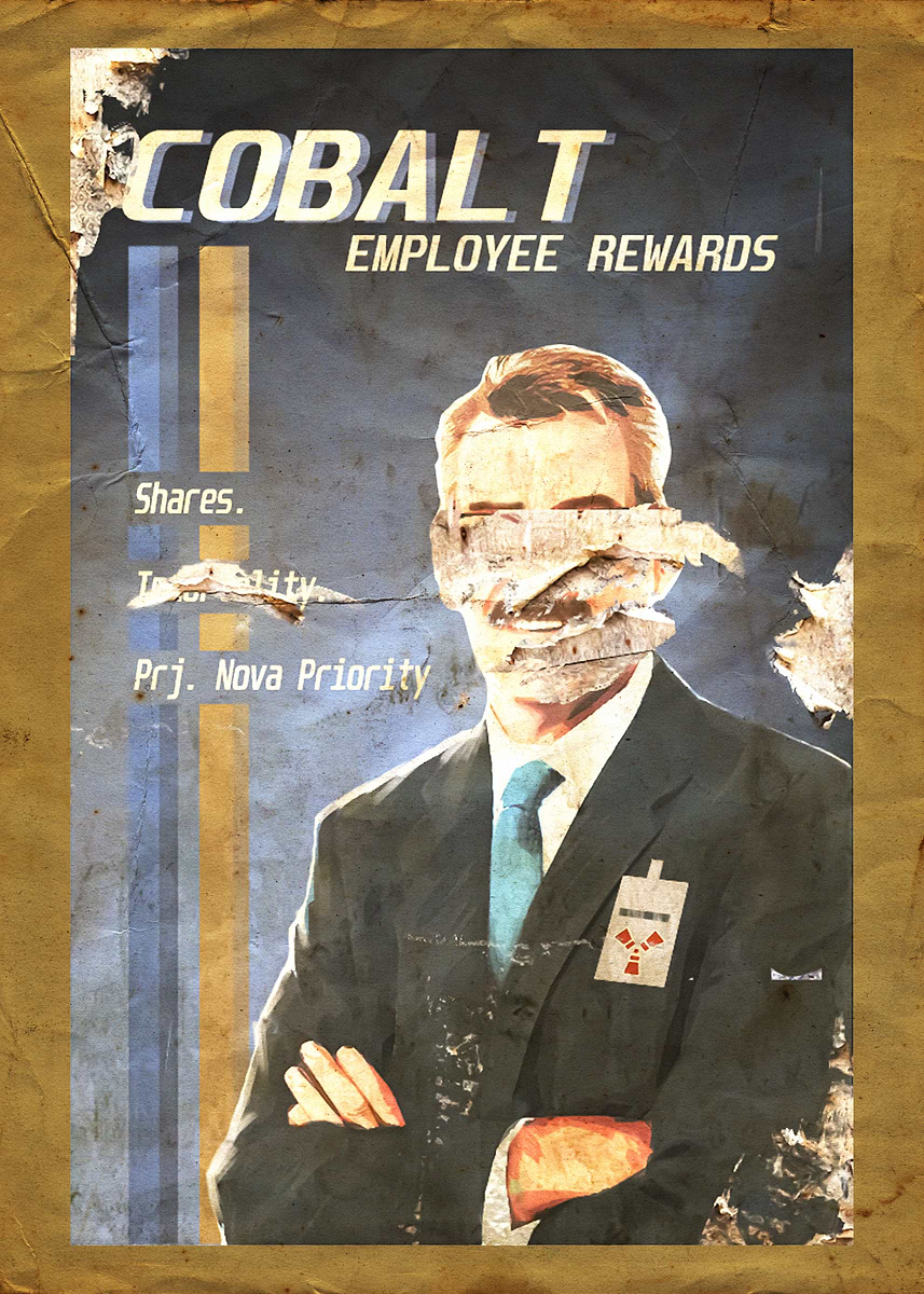 'Cobalt Employee Rewards' Poster, picture, metal print, paint by ...
