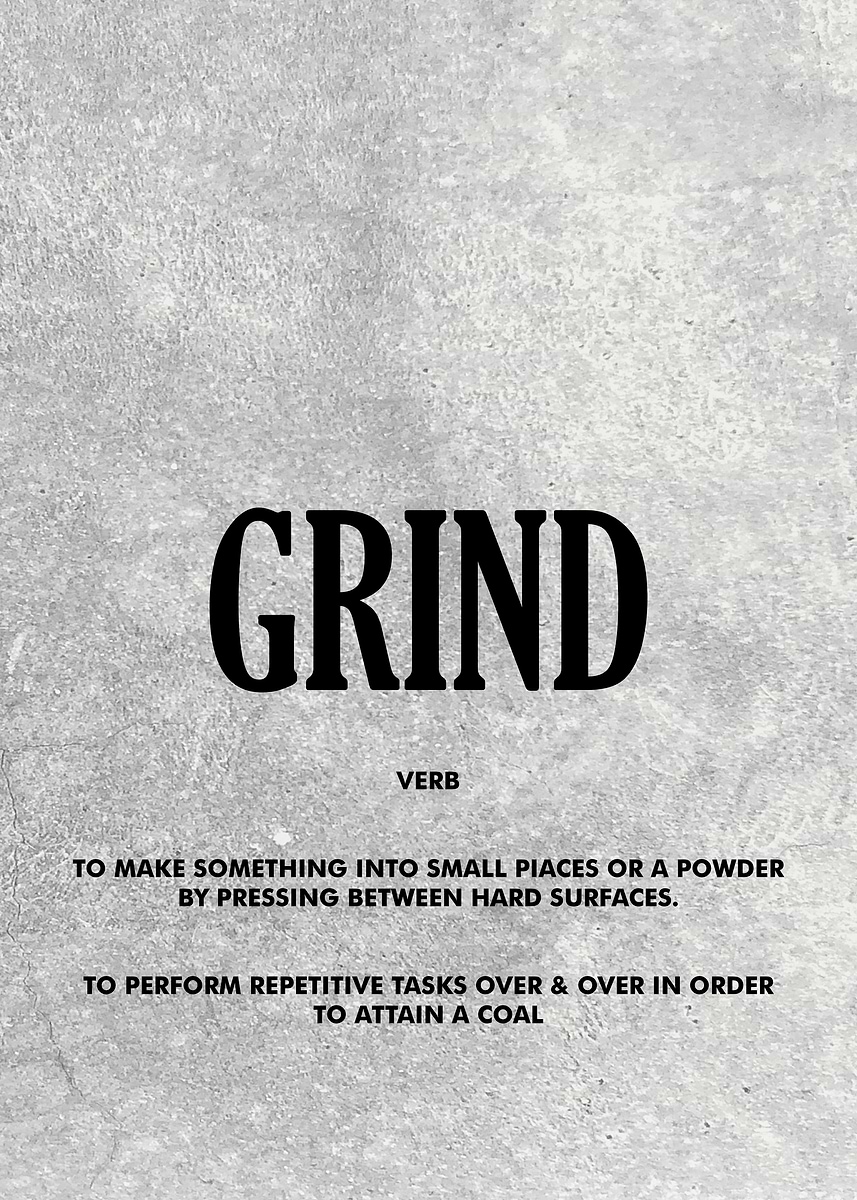 'Grind Motivational' Poster, picture, metal print, paint by Popular ...