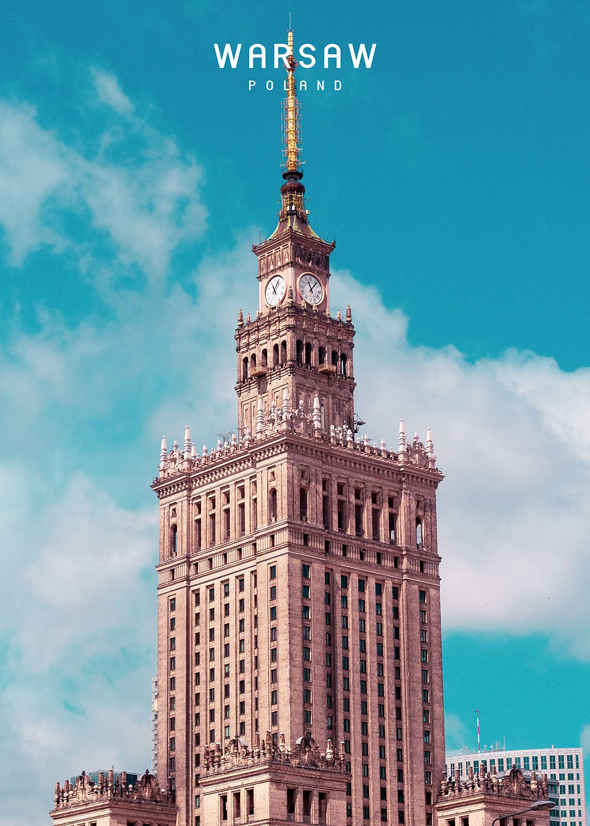'Warsaw ' Poster, picture, metal print, paint by Explore Universe ...