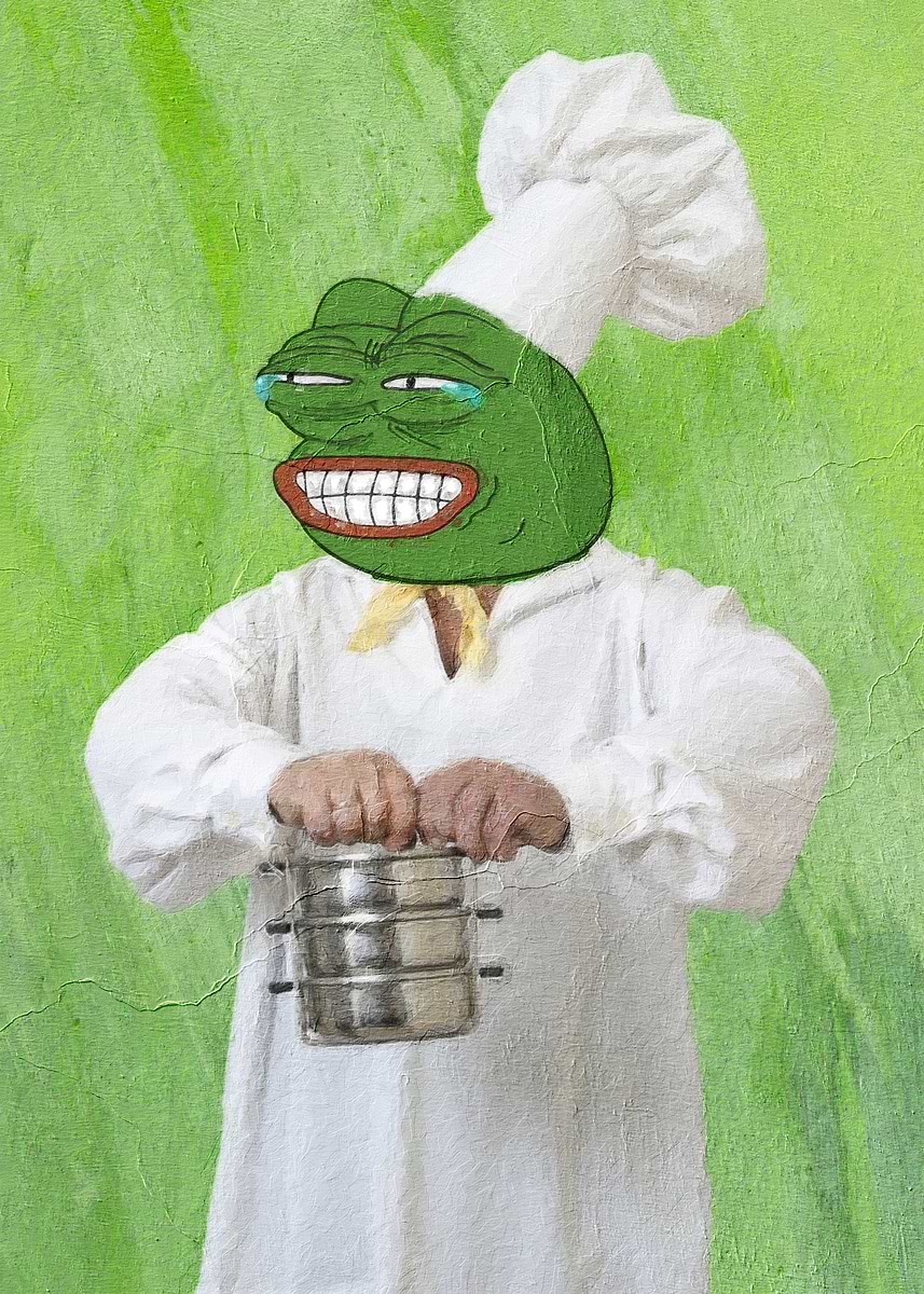 'Pepe the frog' Poster, picture, metal print, paint by Meme Daily ...