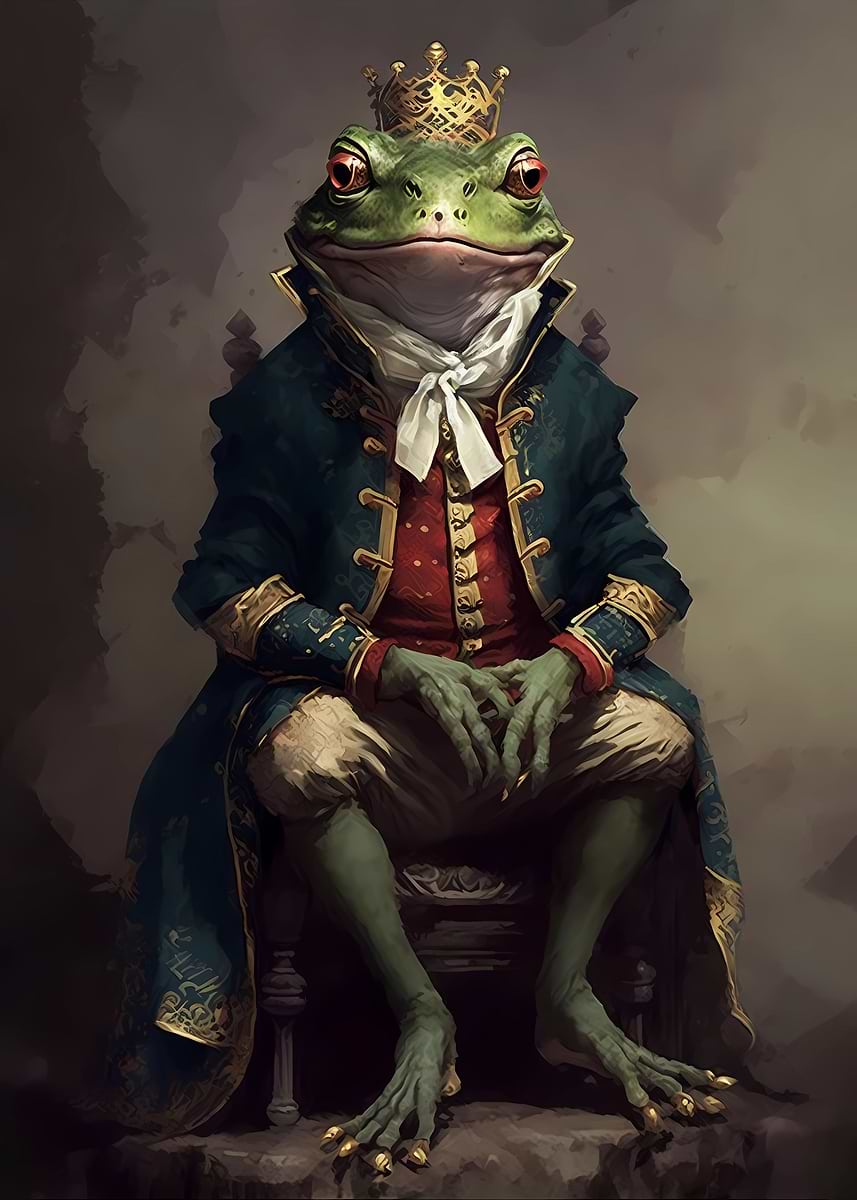 'Frog Imagination' Poster, picture, metal print, paint by Keeling ...