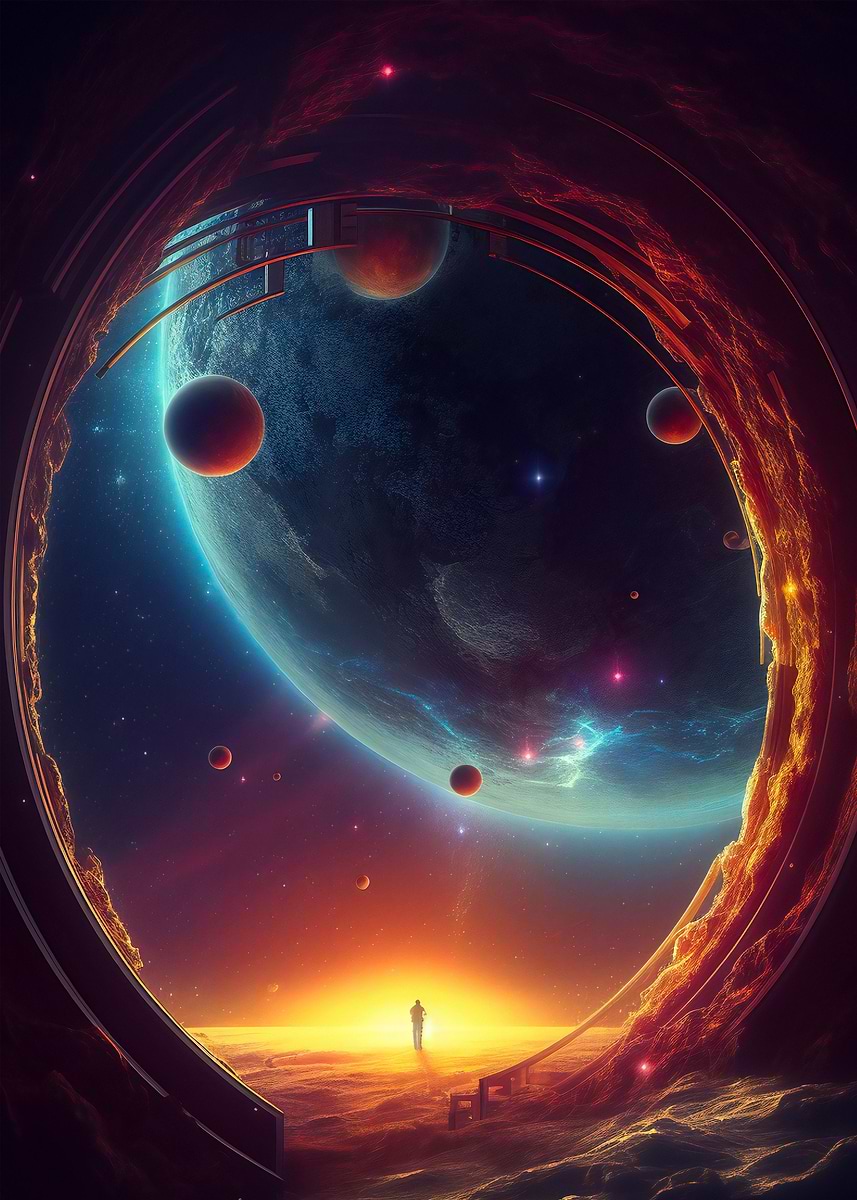 'Infinite Imagination' Poster, picture, metal print, paint by Sparkls ...