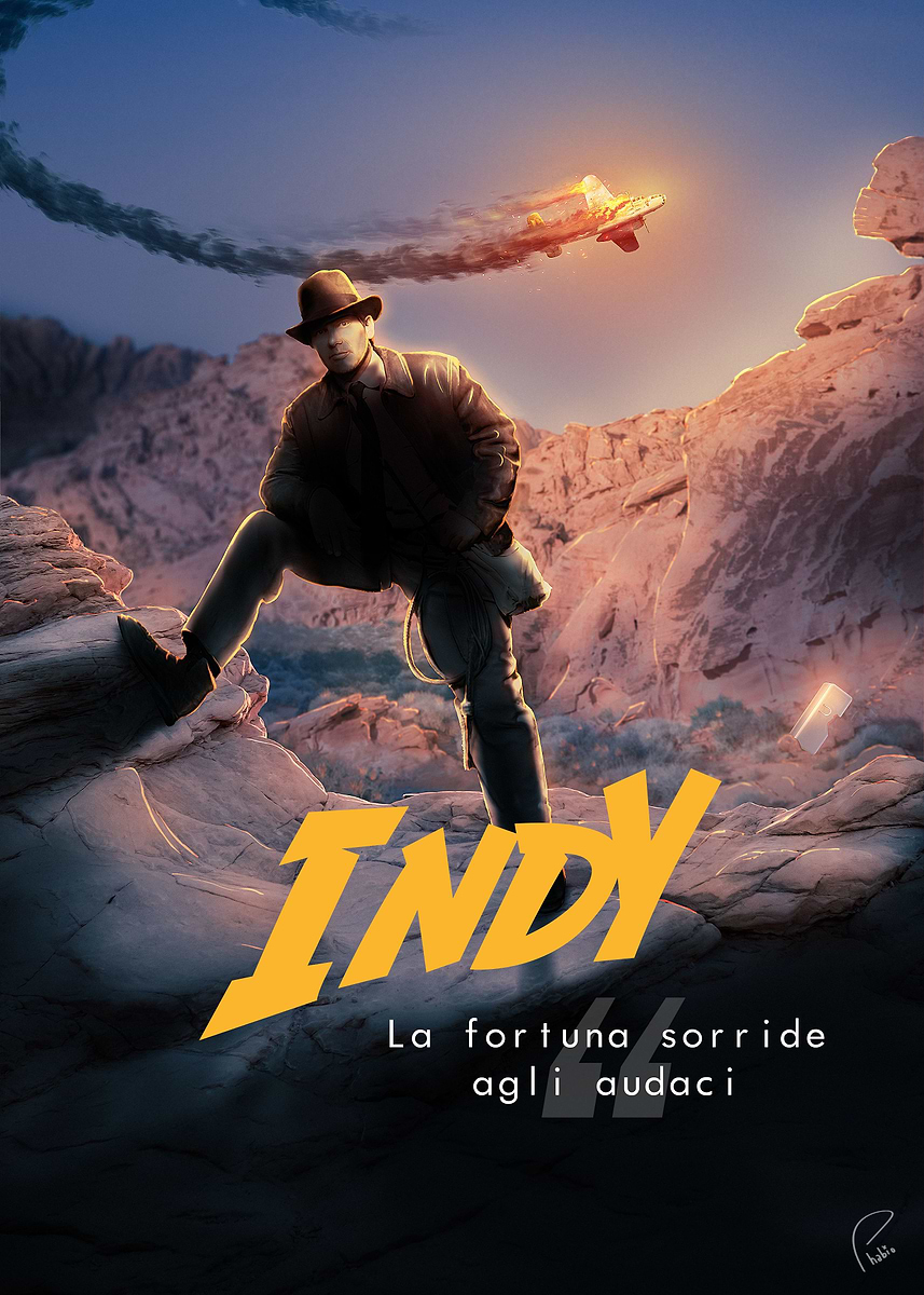 'Indiana Jones quote' Poster, picture, metal print, paint by Phabio ...