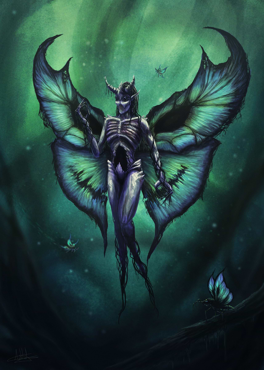 'Madness Fairy' Poster, picture, metal print, paint by Romain Addict ...