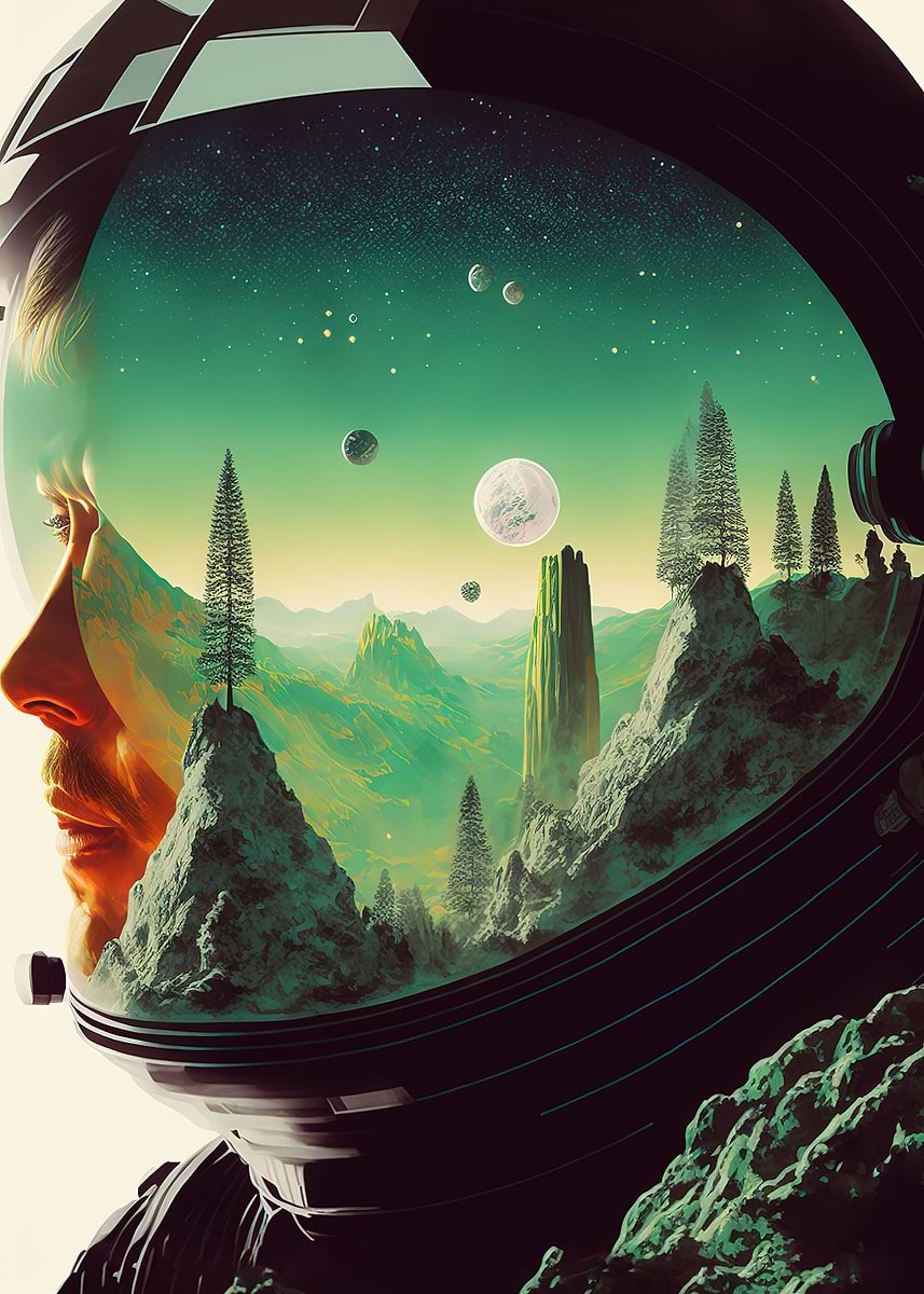 'Film Science fiction ' Poster, picture, metal print, paint by Coral ...