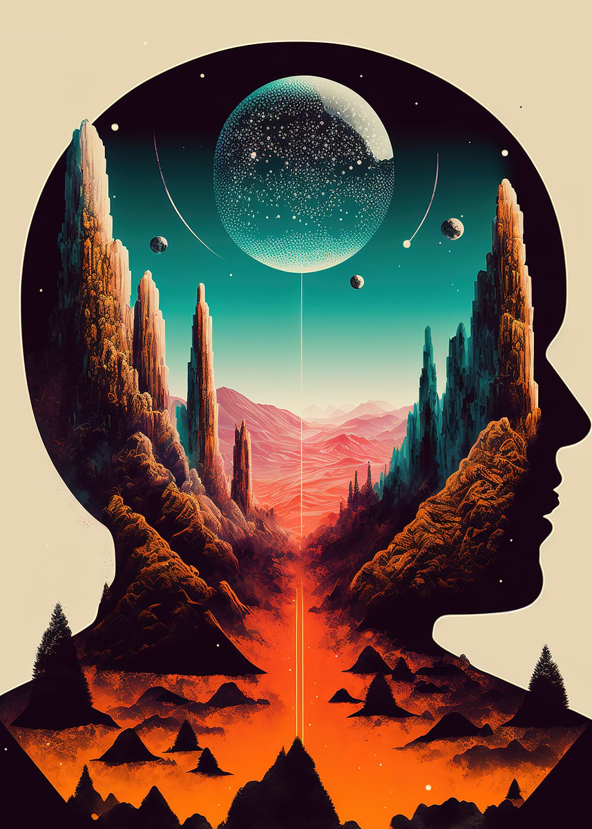 'Film Science fiction ' Poster, picture, metal print, paint by Coral ...