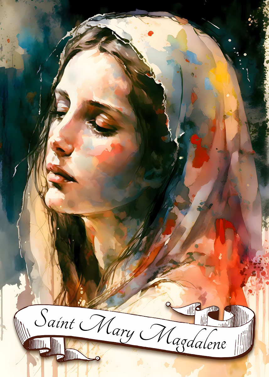'Saint Mary Magdalene' Poster, picture, metal print, paint by Jamestar ...