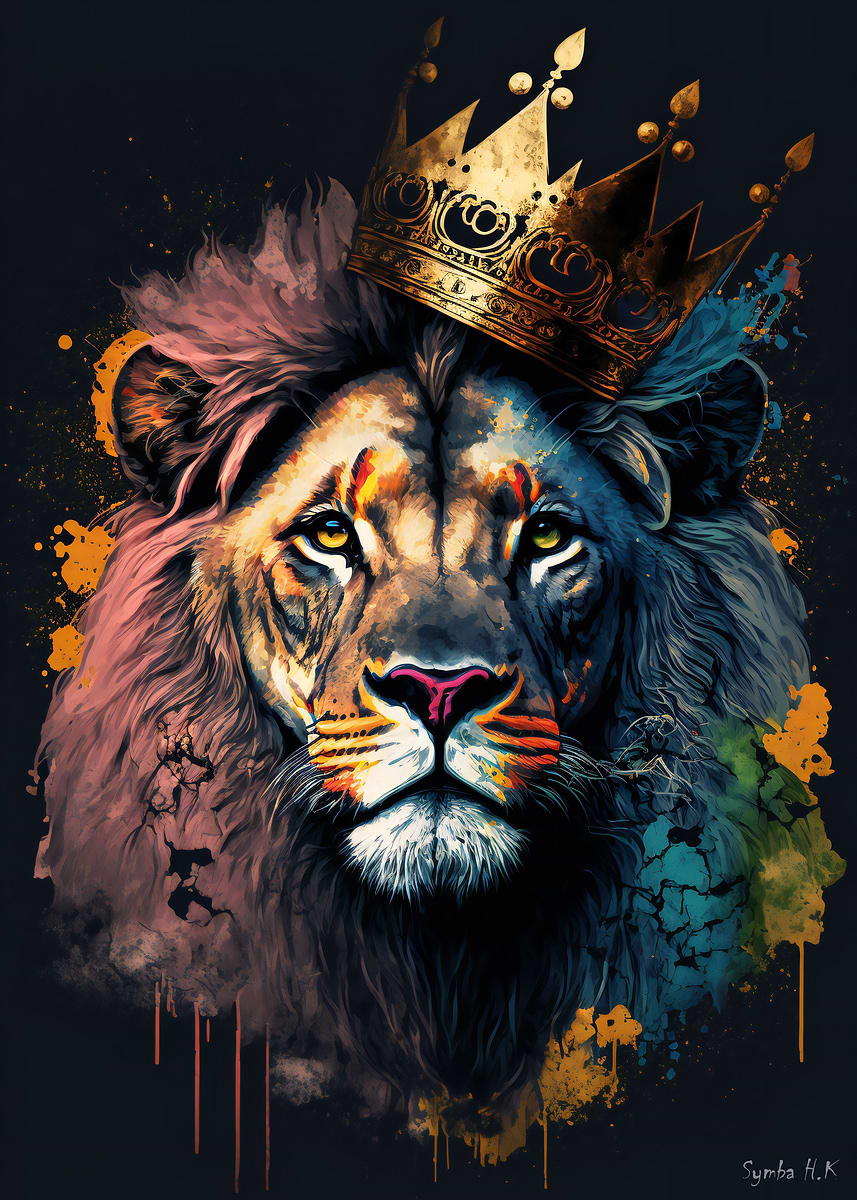 'Crown of Power' Poster, picture, metal print, paint by Symba | Displate