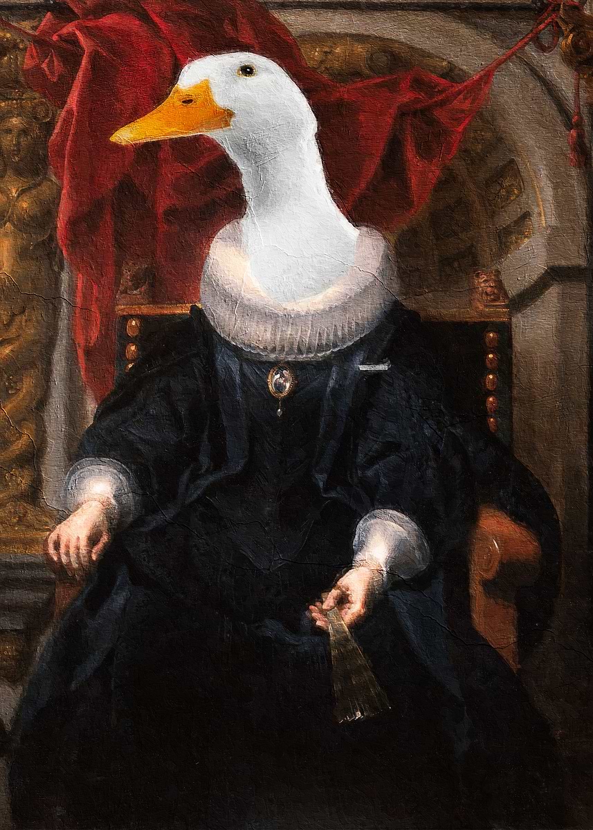 'Duck meme' Poster, picture, metal print, paint by Meme Daily | Displate