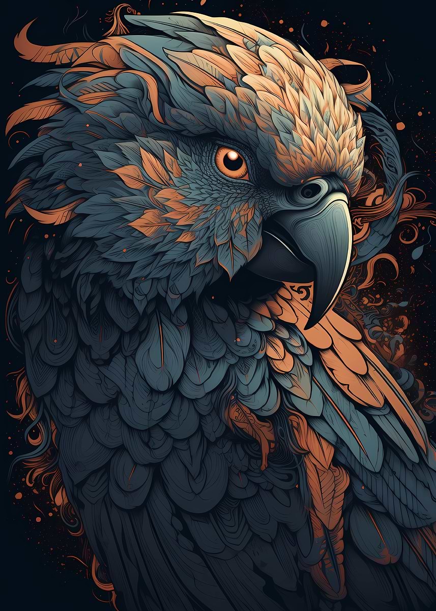 'Cockatoo Fetching' Poster, picture, metal print, paint by Aleena ...