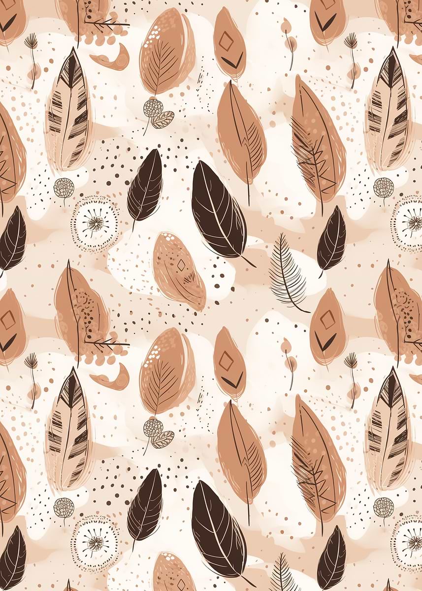 'Bohemian Pattern Boho Art' Poster, picture, metal print, paint by ...