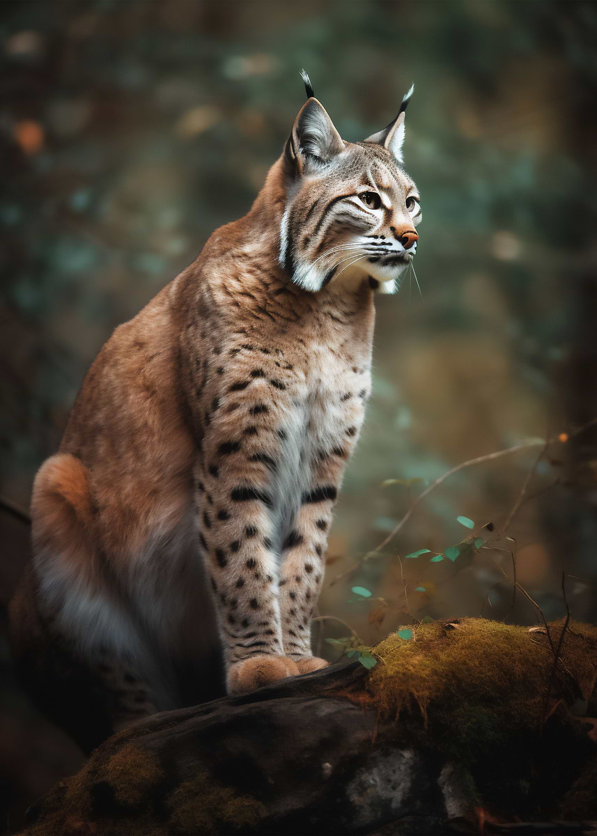 'Powerful Bobcat' Poster, picture, metal print, paint by Zooscape ...