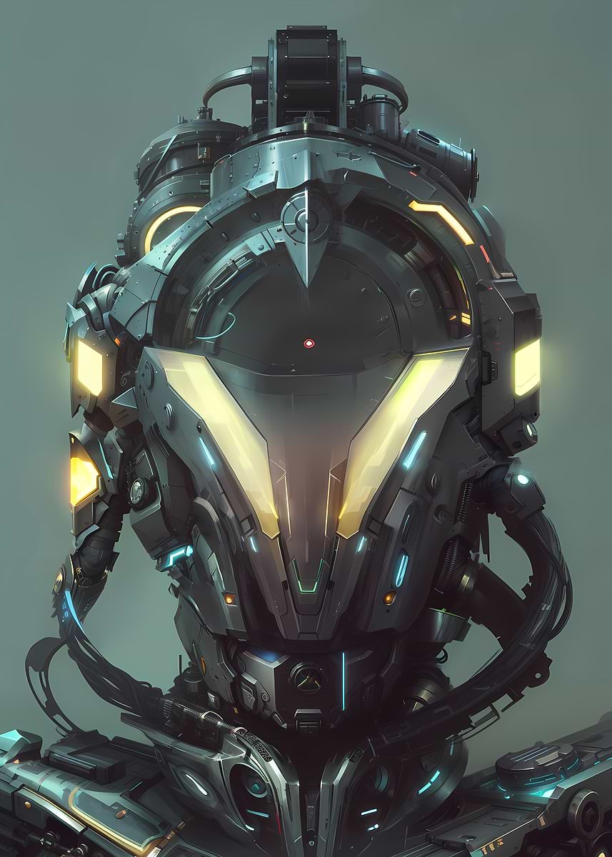 'War Machines Robot' Poster, picture, metal print, paint by Luong Phat ...