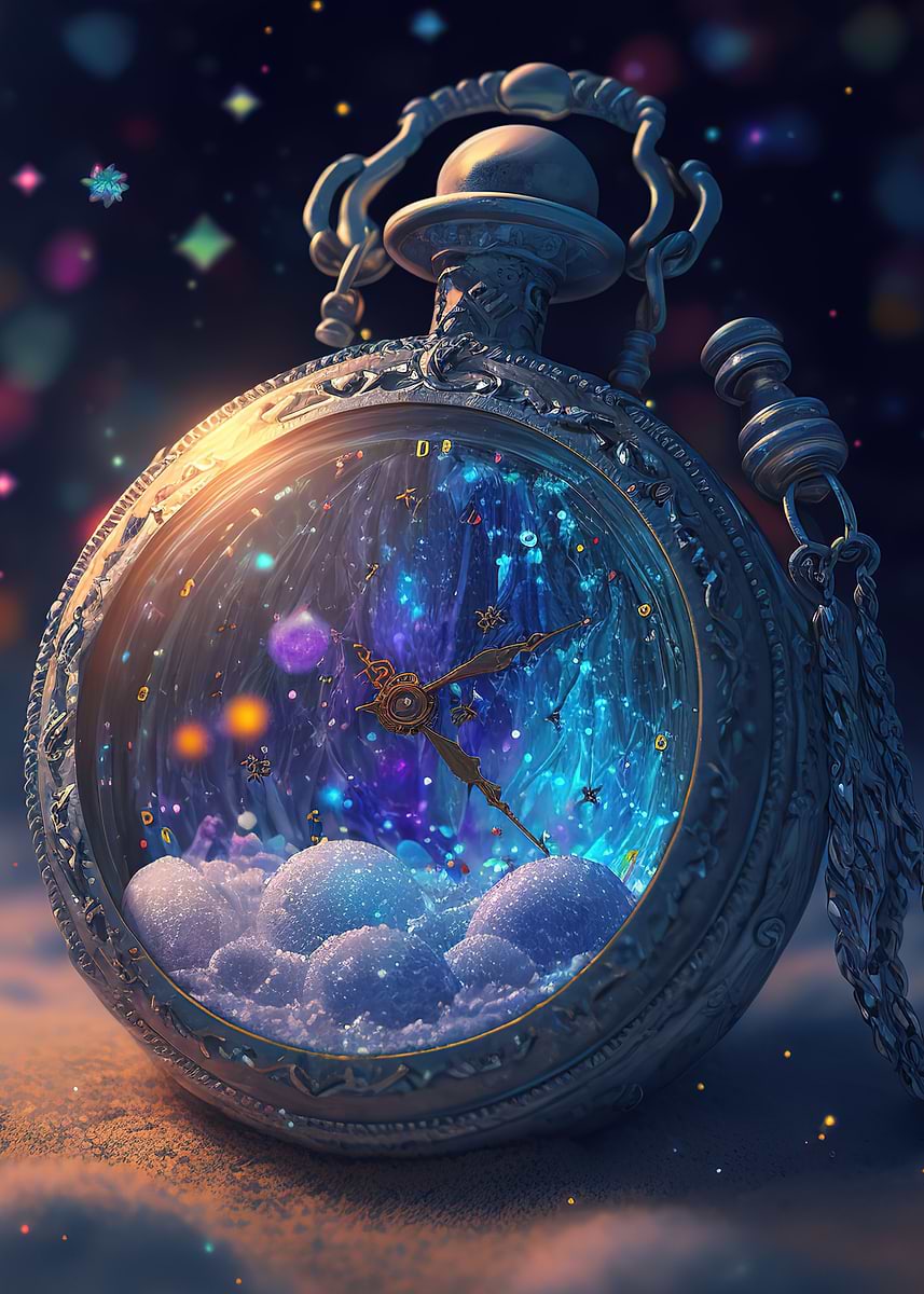 'pocket watch' Poster, picture, metal print, paint by deidrera cheal ...